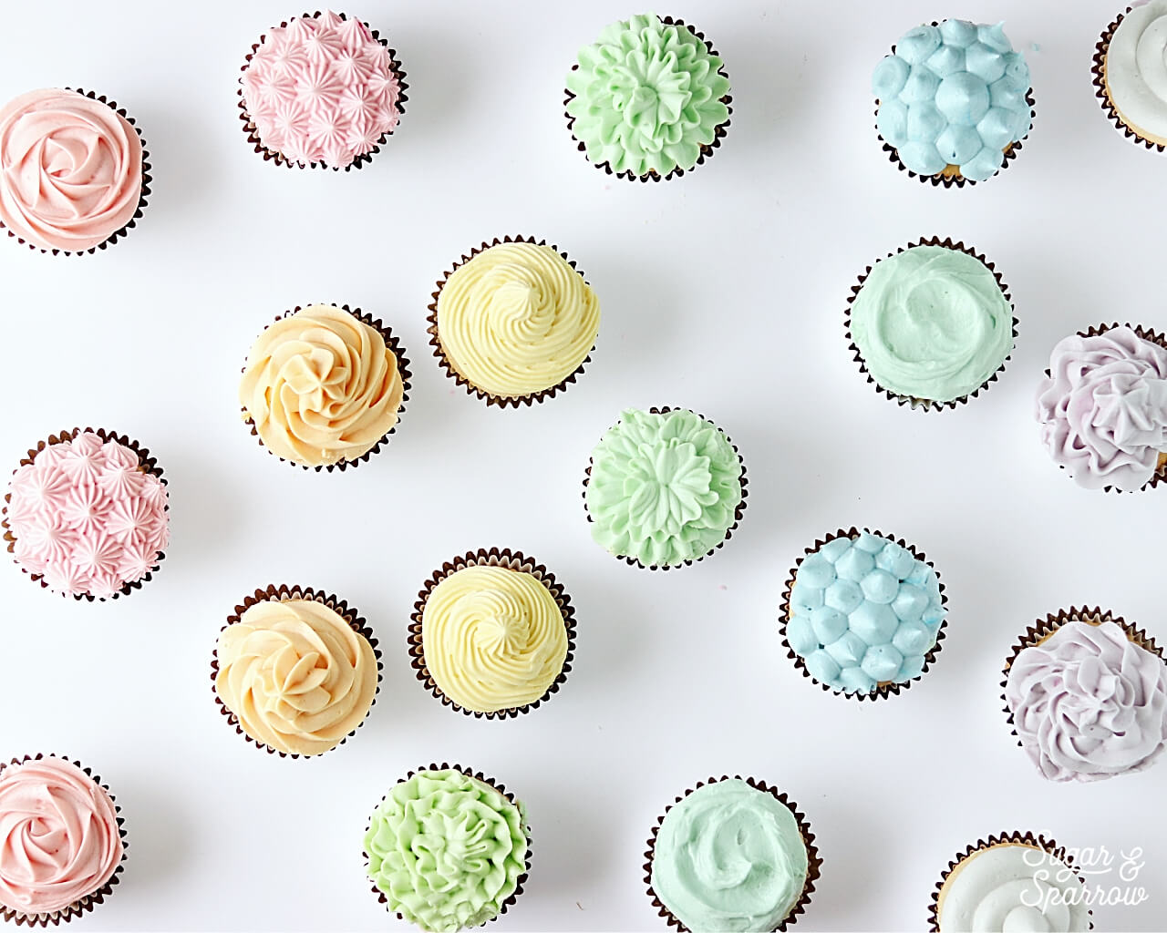 10 Easy Ways To Frost A Cupcake Sugar Sparrow 10 Easy Ways To Frost A Cupcake Sugar Sparrow